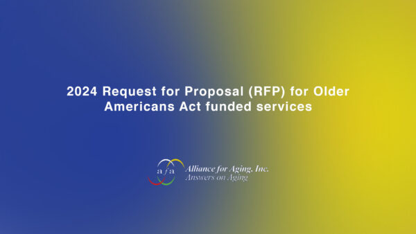 Alliance for Aging – Answers for Aging